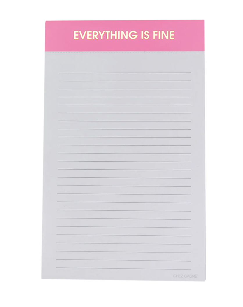 Everything is Fine Notepad – Hiles Two