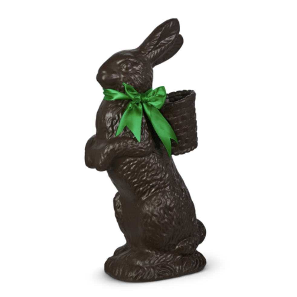 Chocolate Resin Bunny with Basket - Large – Hiles Two