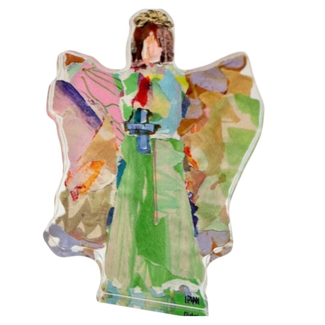 Acrylic Angel - Green – Hiles Two