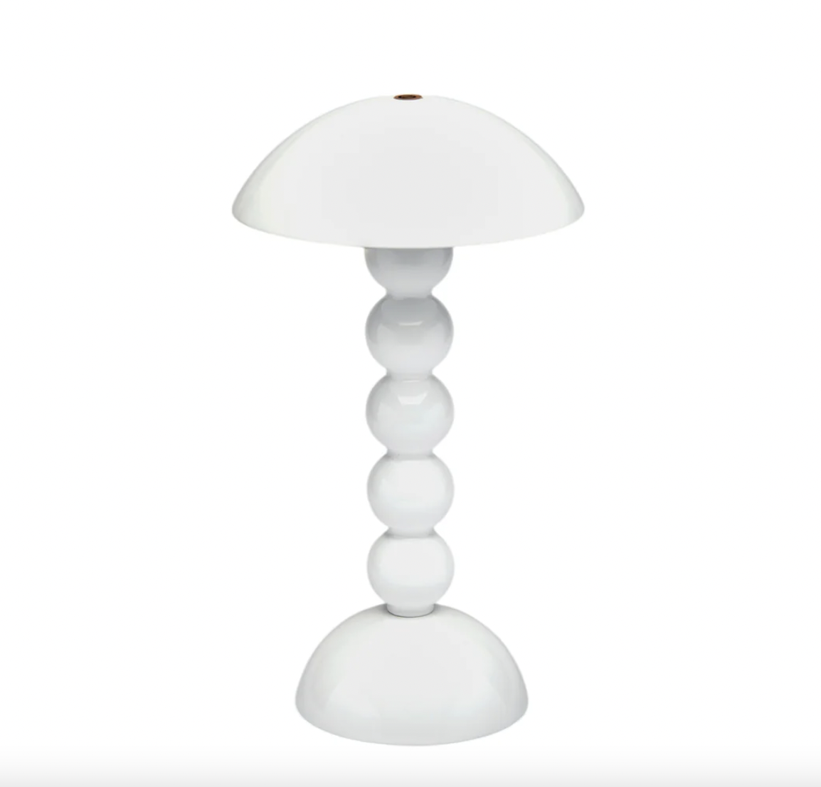 White Bobbin LED Cordless Rechargeable Table Lamp – Hiles Two