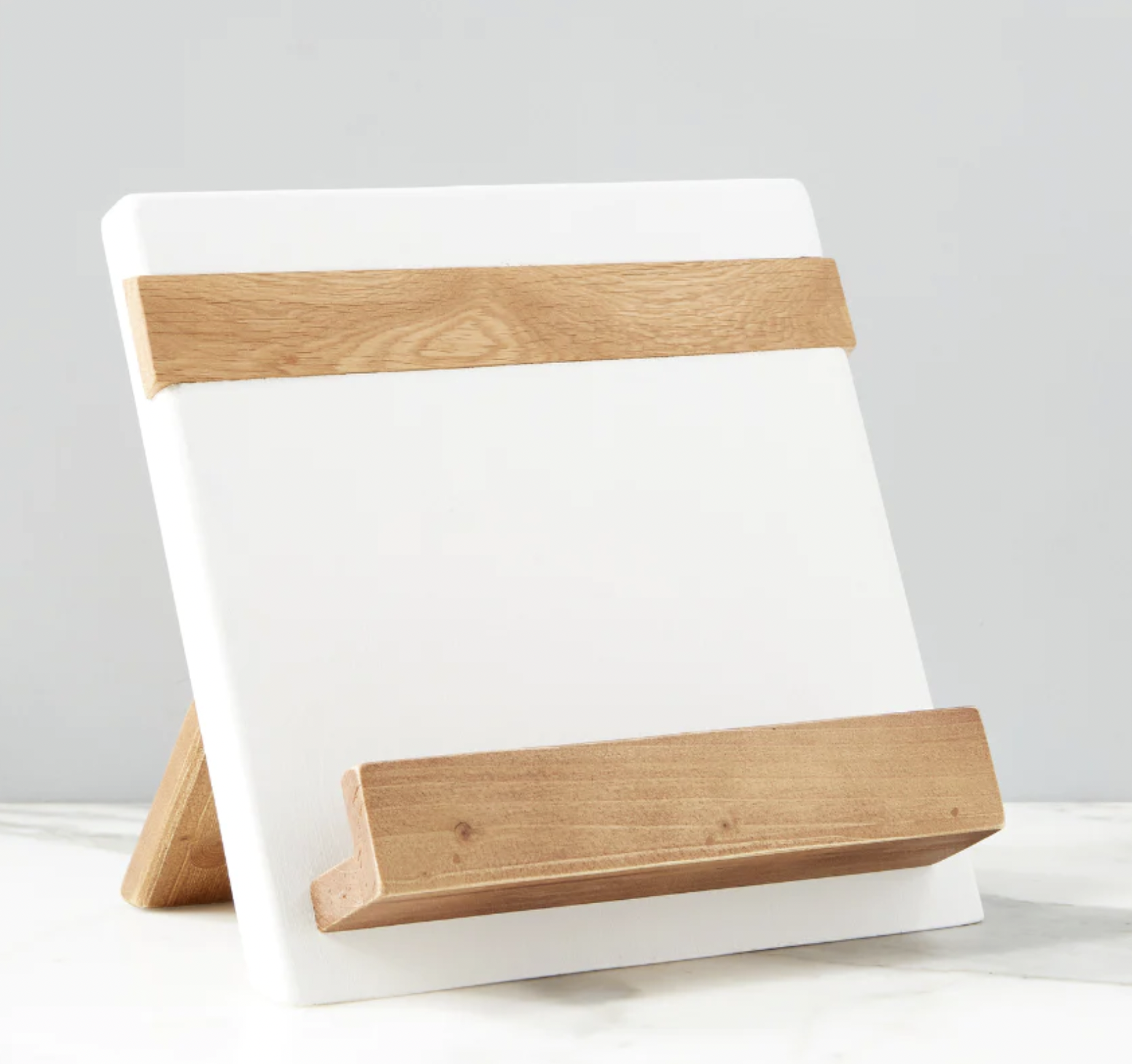 White Mod iPad / Cookbook Holder – Hiles Two